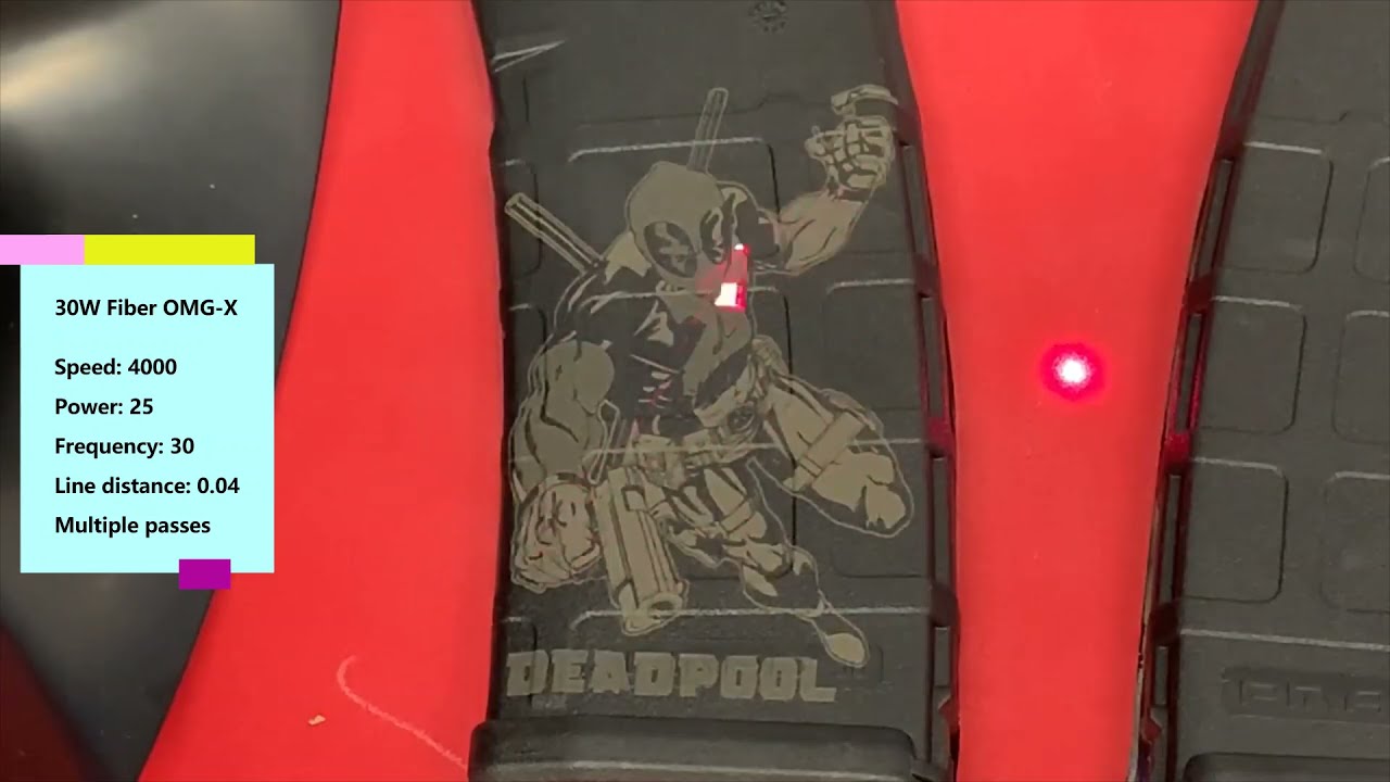 PMAG Engraving | Fiber Laser Settings - YouTube