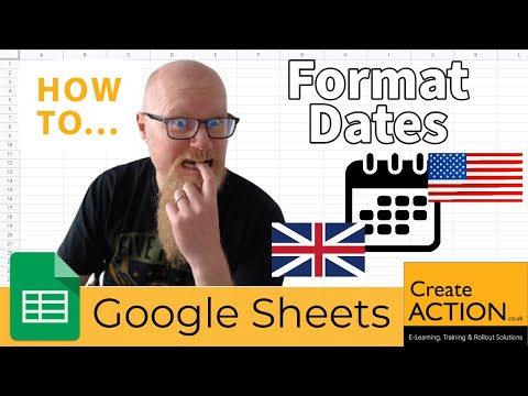 HOW TO change the date format in Google Sheets!? US to UK and more