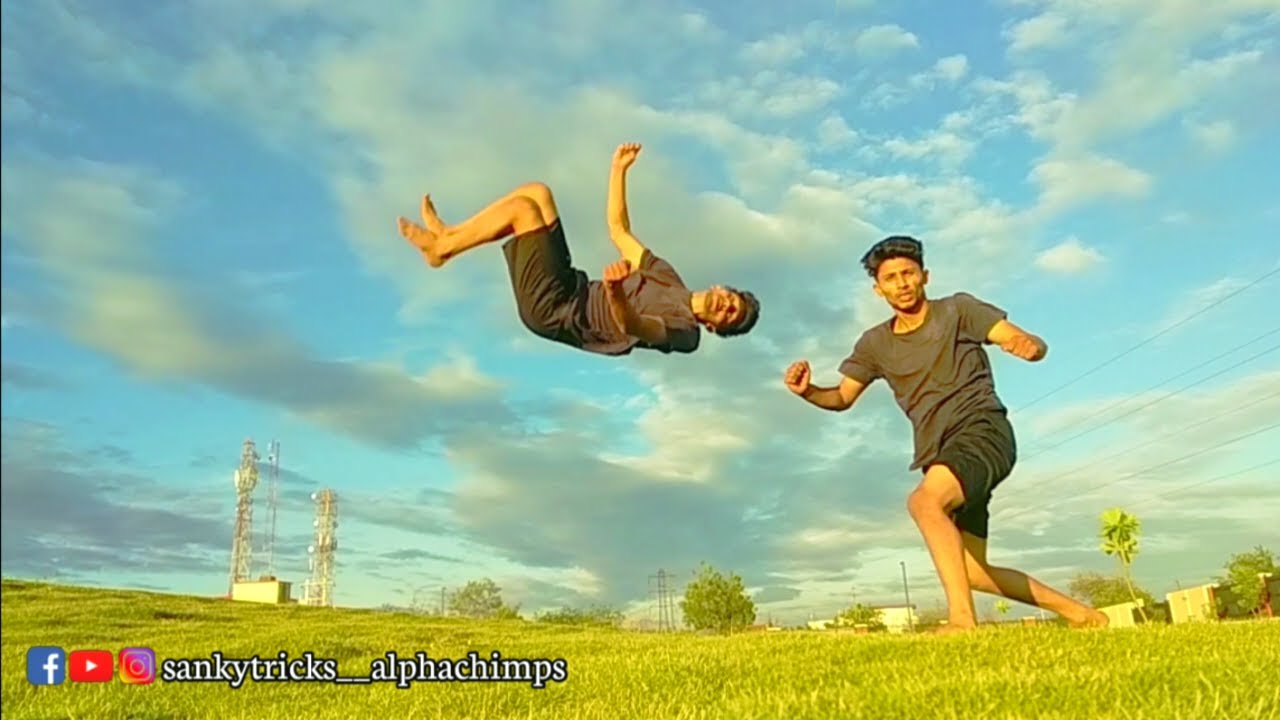 Tricking / monsoon practise session / feel of nature - YouTube