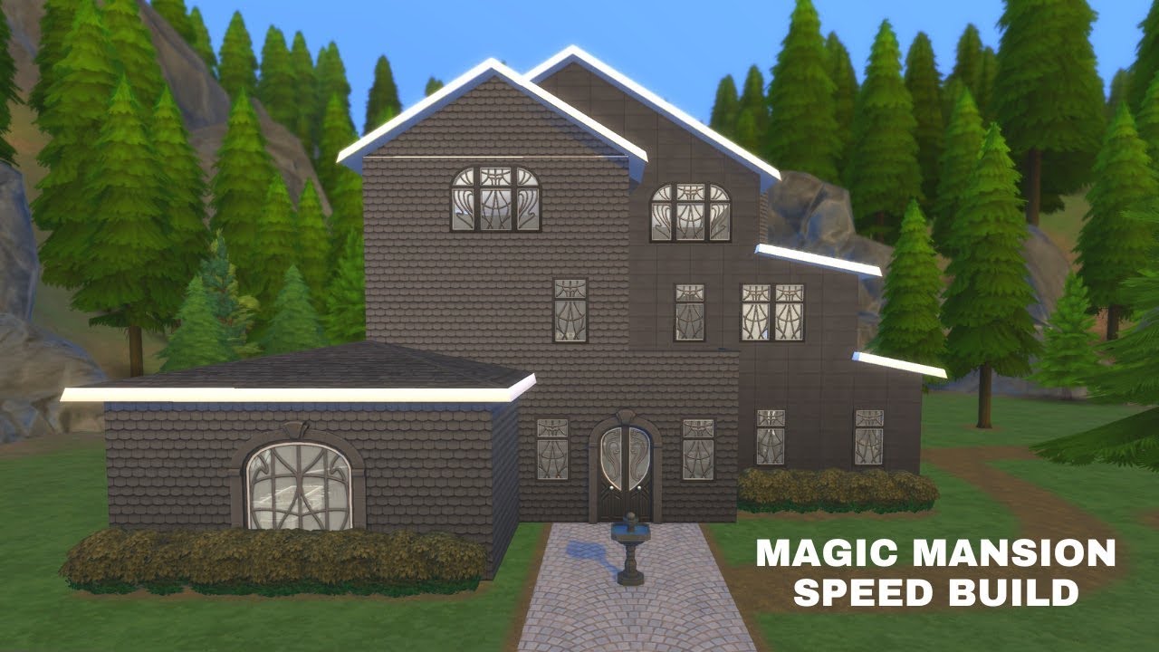 Magic Mansion | The Sims 4 | Collab with DawnsPlaceYT - YouTube