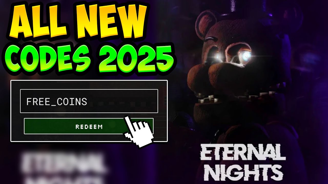 ALL WORKING FNAF ETERNAL NIGHTS CODES ROBLOX - All New FNAF: Eternal ...
