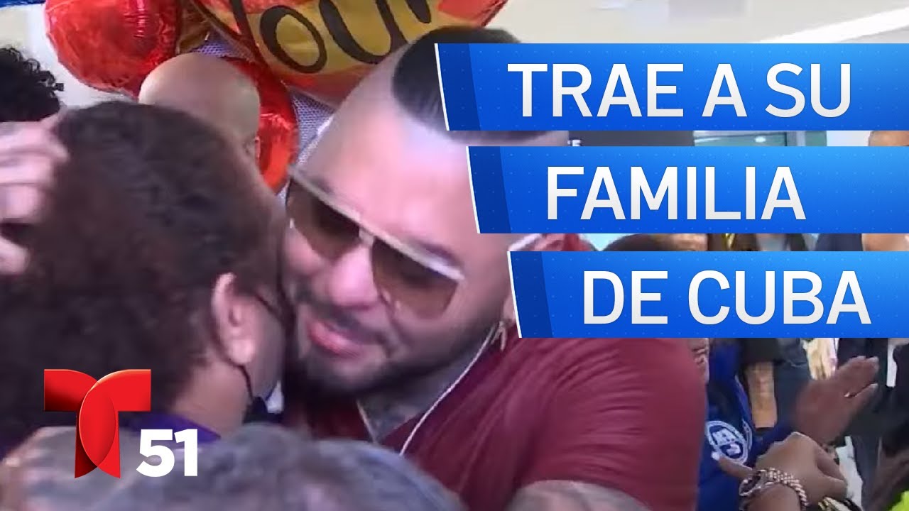 Reguetonero cubano El Chacal trae a toda su familia de Cuba con el ...