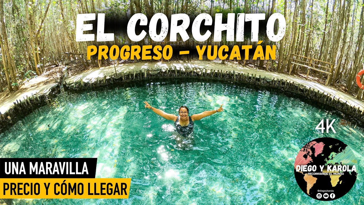 EL CORCHITO Y PROGRESO, TESOROS OCULTOS DE YUCATÁN | MÉXICO | 4K ...