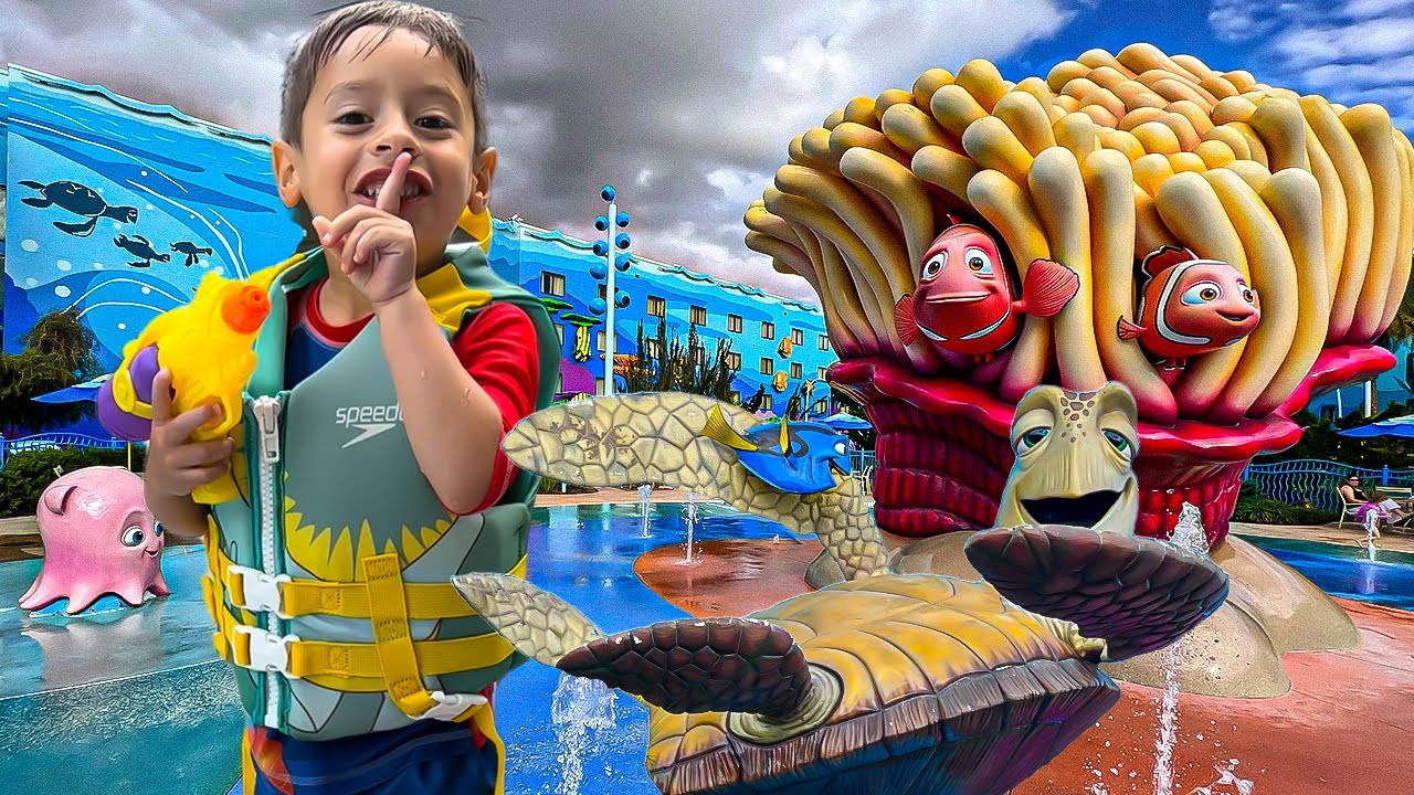 You'll Never Believe How Fun The Finding Nemo Water Park is!!! Javi ...