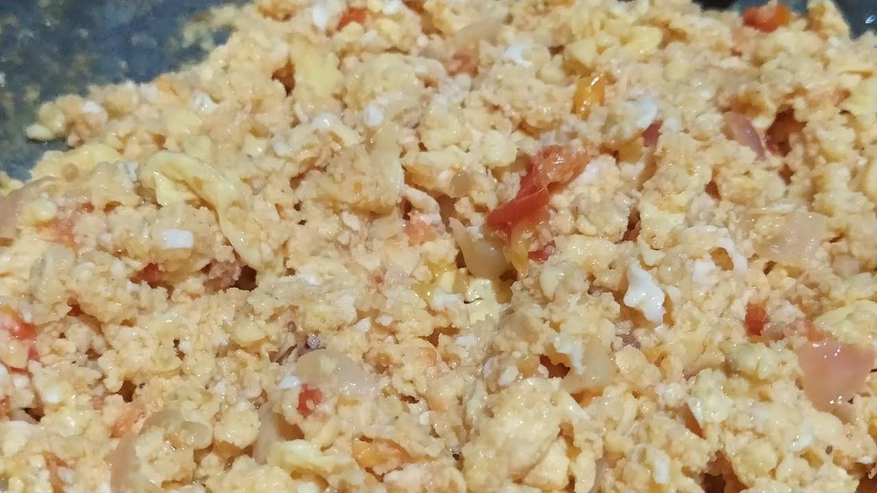 Hard scrambled #egg #scramble #yummy #eating - YouTube