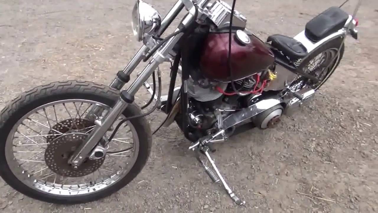 Hunting Harley's, 1967 FLH Shovelhead bobber - YouTube