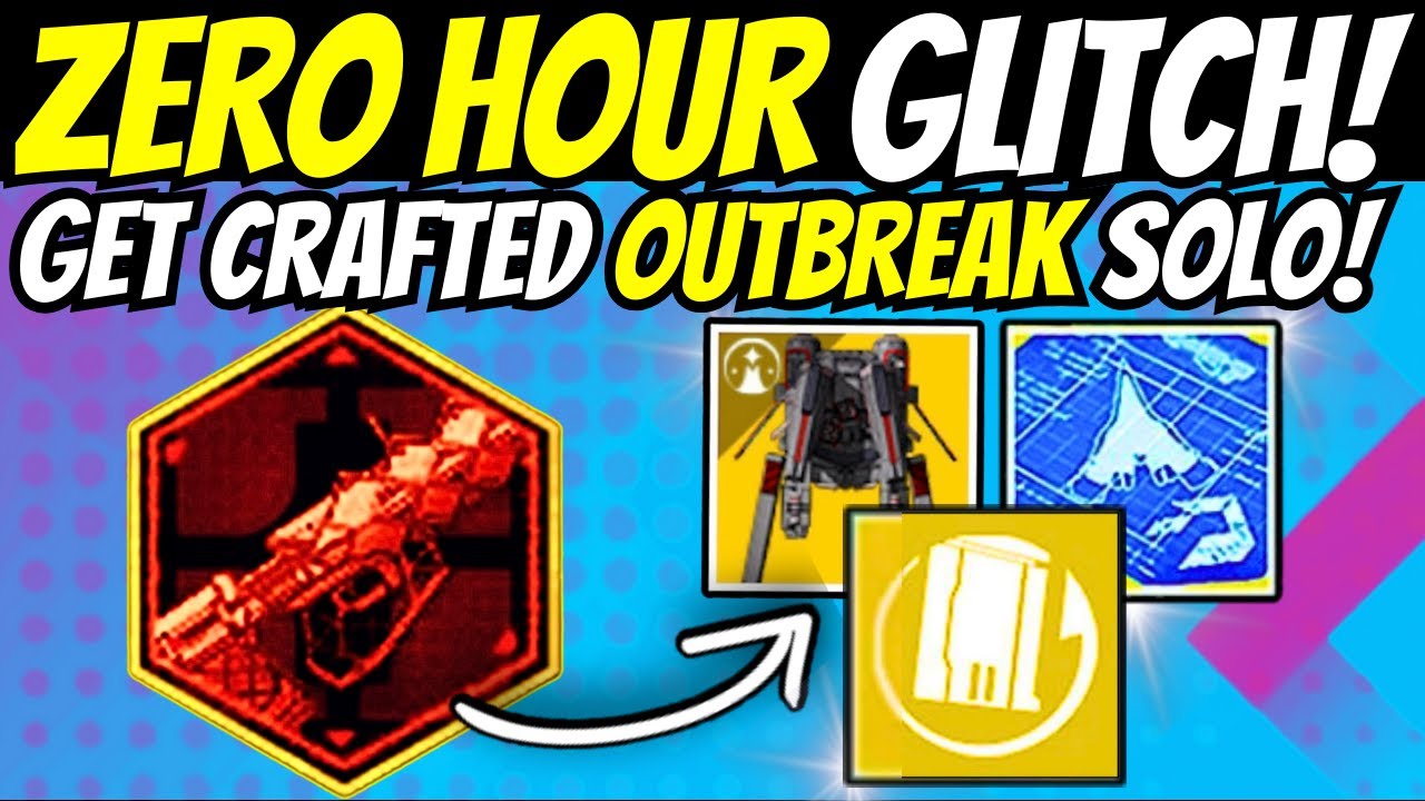 Do This SOLO Zero Hour Glitch NOW! Get Outbreak Crafted EASY, Fast ...