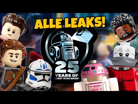 alle Jubiläumsfiguren GELEAKED! LEGO STAR WARS LEAK 25th Anniversary ...