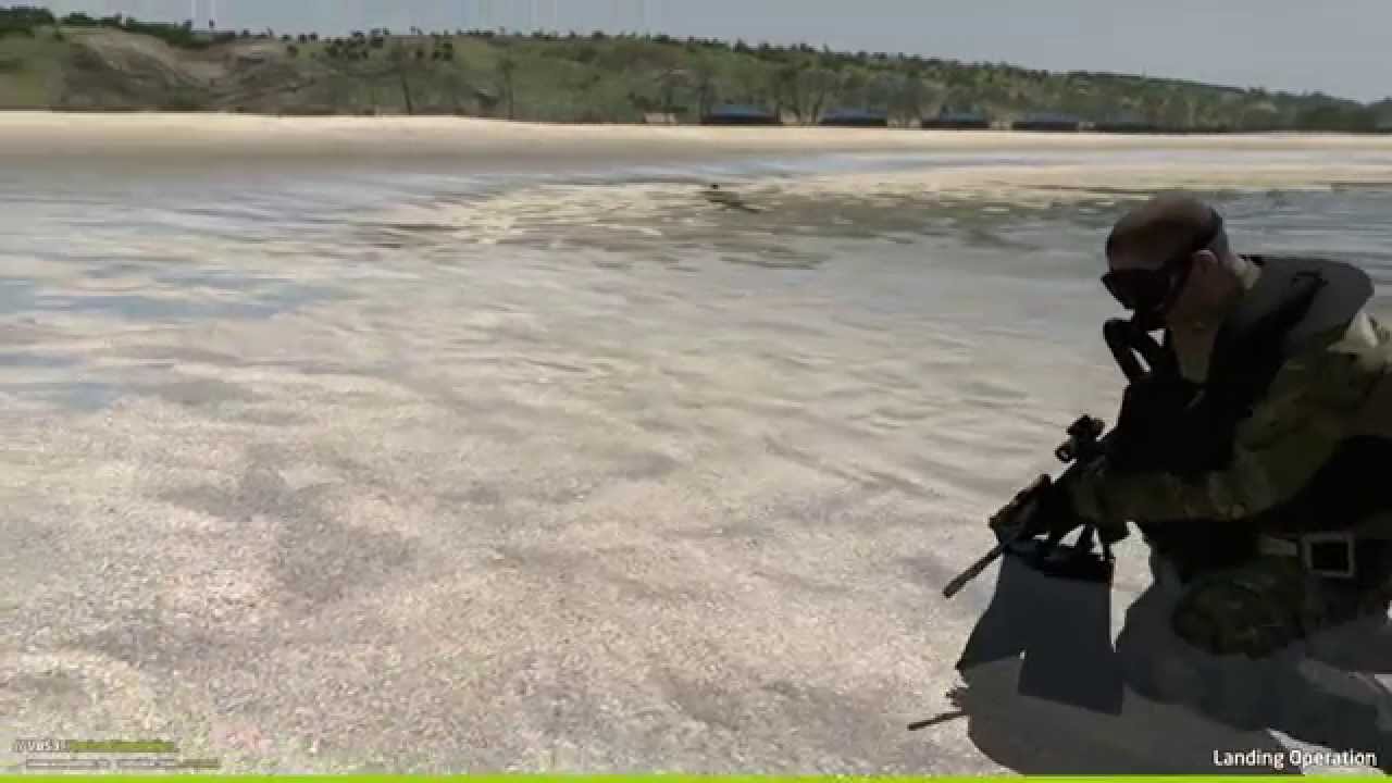 eurosimtec - VBS3 Marine Simulation - Landing Operation - YouTube