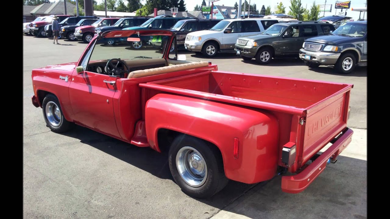 1978 Chevrolet Cheyenne Stepside - YouTube