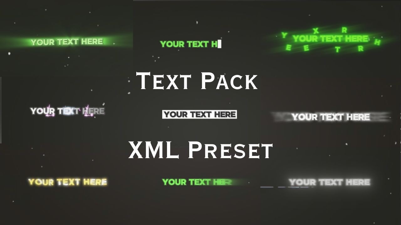 Top Best AE-Like Text Effects in Alight Motion: XML Presets That Wow - YouTube