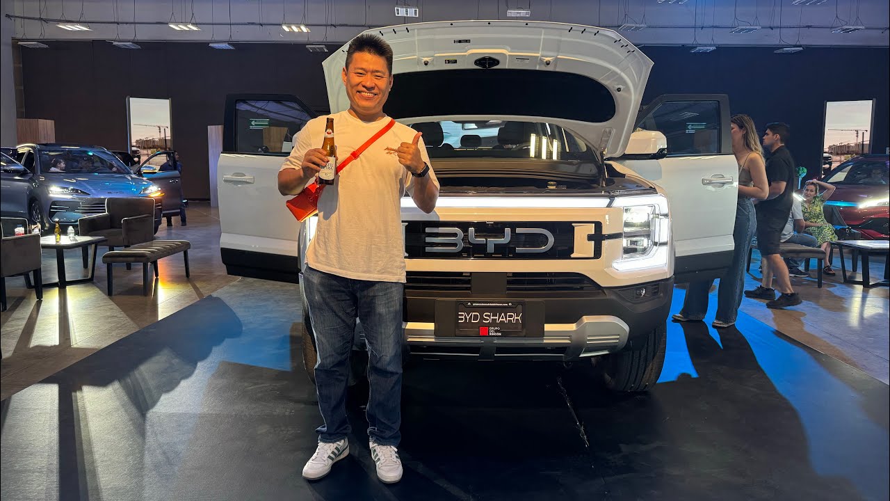 Pickup marca BYD shark hybrido exhibición Culiacán Sinaloa 👍 - YouTube