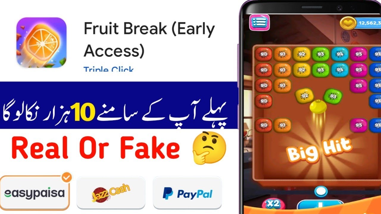 Fruit Break Early AccessTriple Click real or fake - YouTube