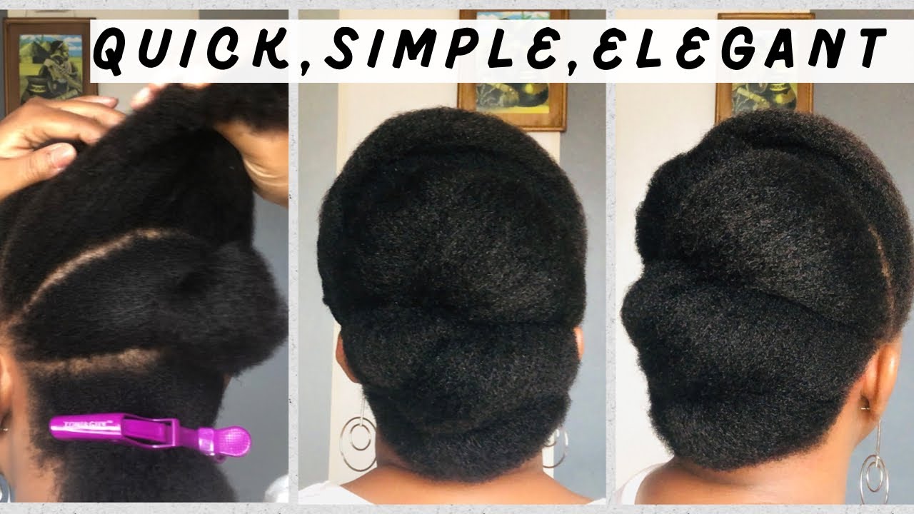 SIMPLE ROLL AND TUCK HAIRSTYLE FOR SHORT HAIR // Easy,Elegant ...