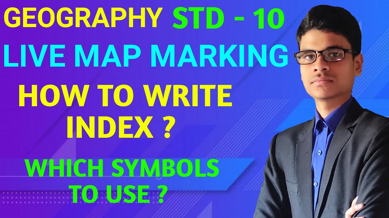 Map marking | Class - 10 | Geography | How to make index | Which ...