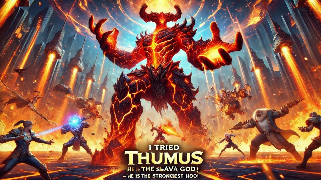 I tried a powerful hero thamus and I killed elite hero in ranked match# ...