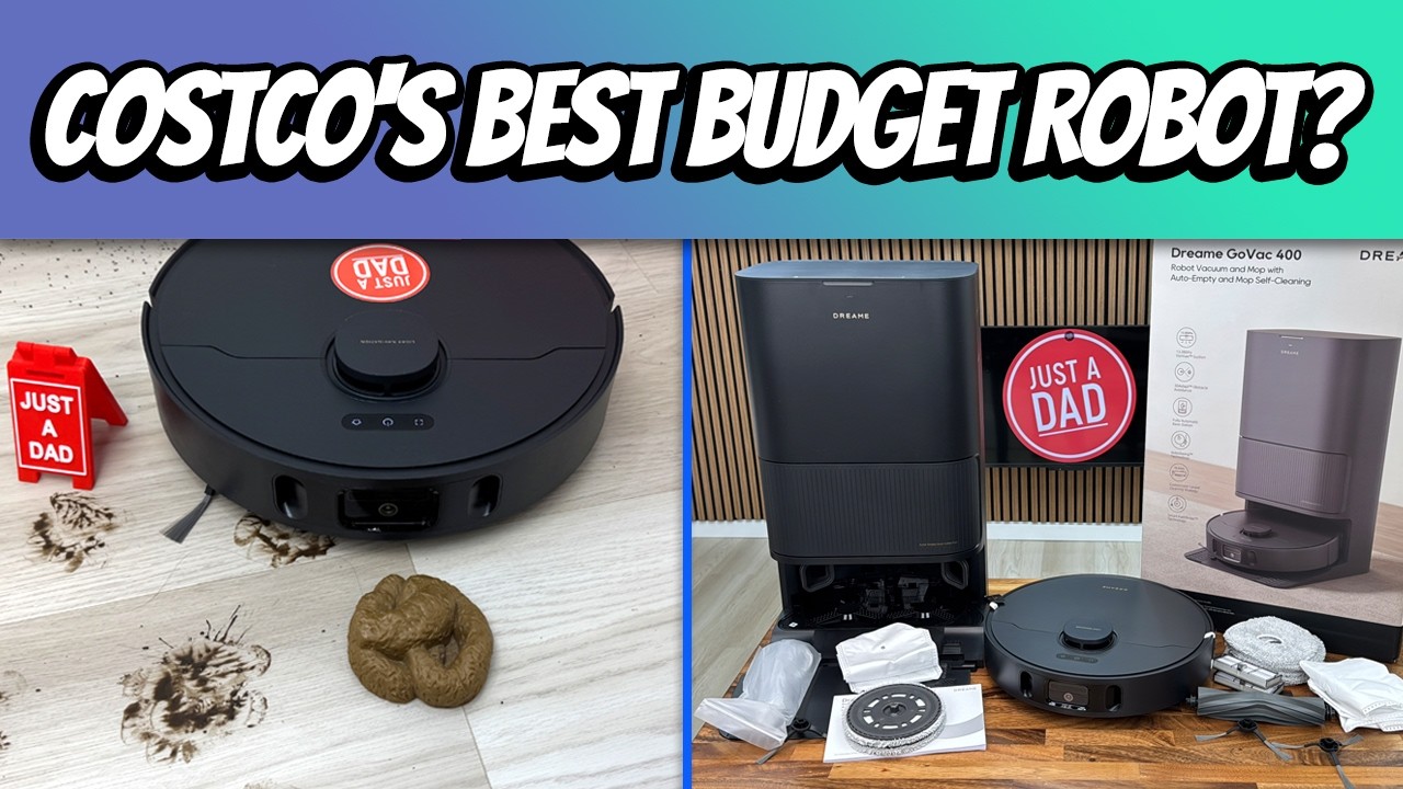 $500 Costco Dreame GoVac 400 Robot Vacuum & Mop Combo FIRST LOOK ...