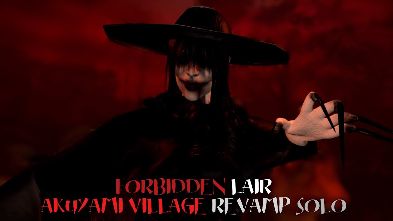 Forbidden Lair : Akuyami Village REVAMP Solo | Roblox - YouTube