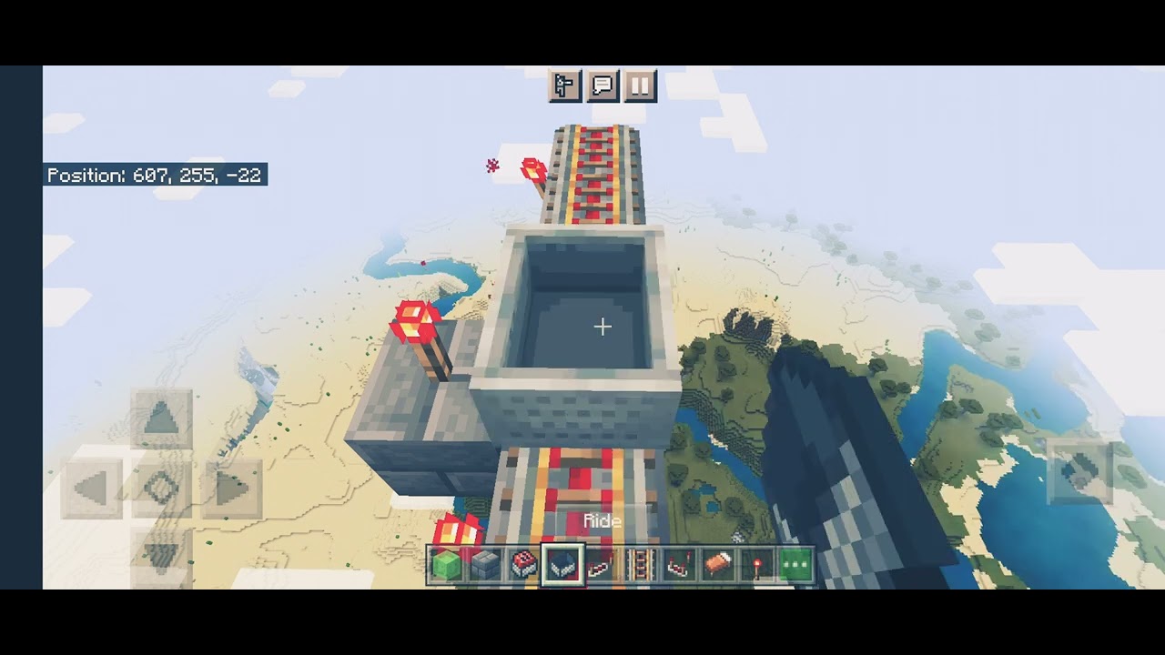 I build world's slow pest rail line in minecraft - YouTube