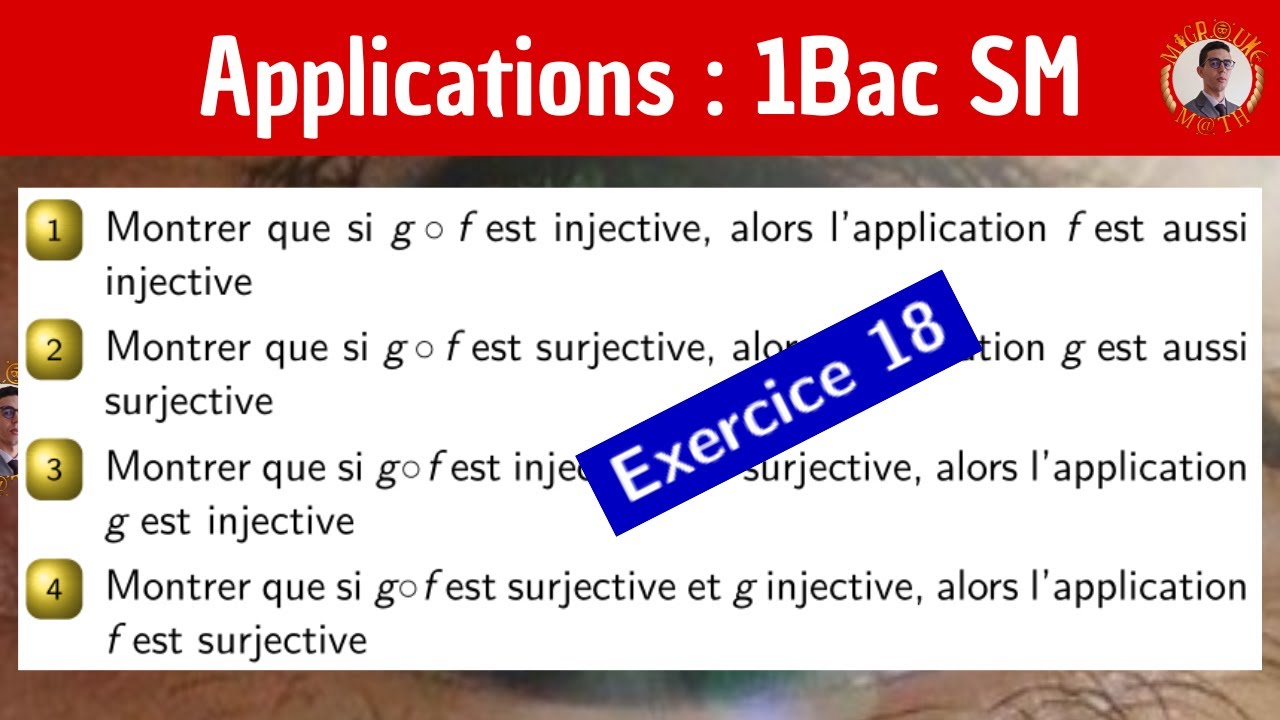 Composition des applications — Injectivité , Surjectivité — Les ...