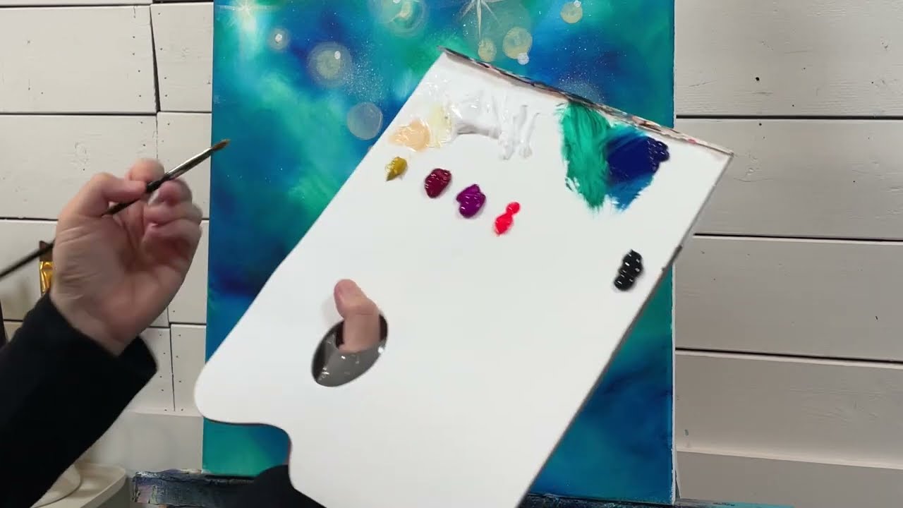 How To Paint A Lady And A Bird acrylic painting tutorial for beginners ...