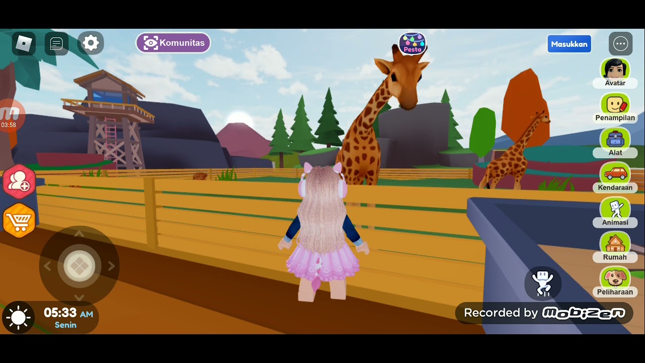 main di roblox livetopia ke topia zoo🦍🦓🐅🐆 - YouTube