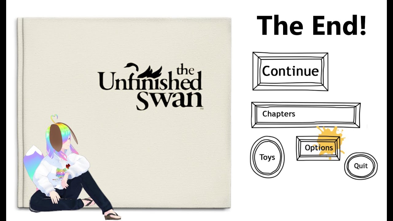 Let's Play The Unfinished Swan ENDING!!!! - YouTube