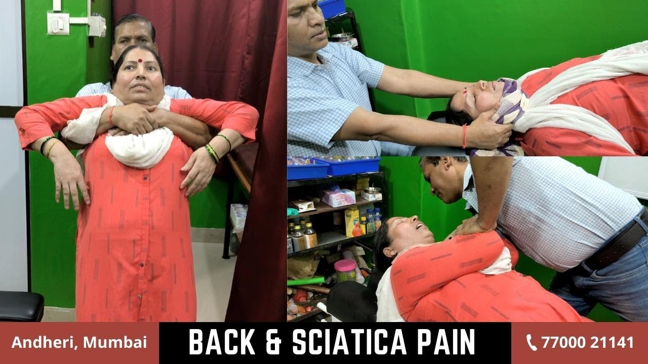 SEVERE BACK PAIN & SCIATICA PAIN cured by Amar #Chiropractic Bonesetter ...