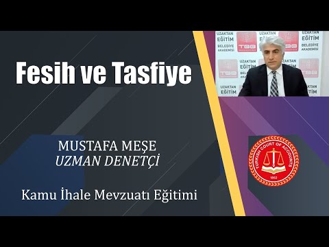 Fesih ve Tasfiye