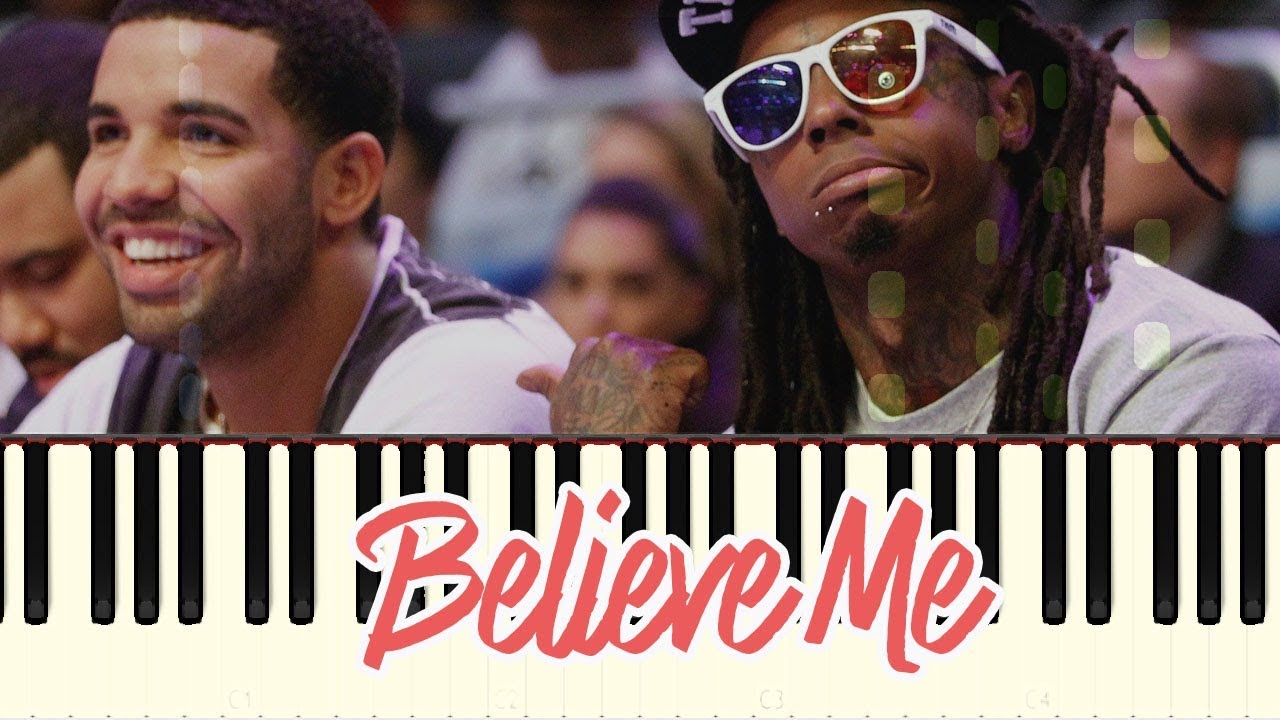 🎹 lil wayne - believe me (Piano Tutorial Synthesia) ️♫ - YouTube