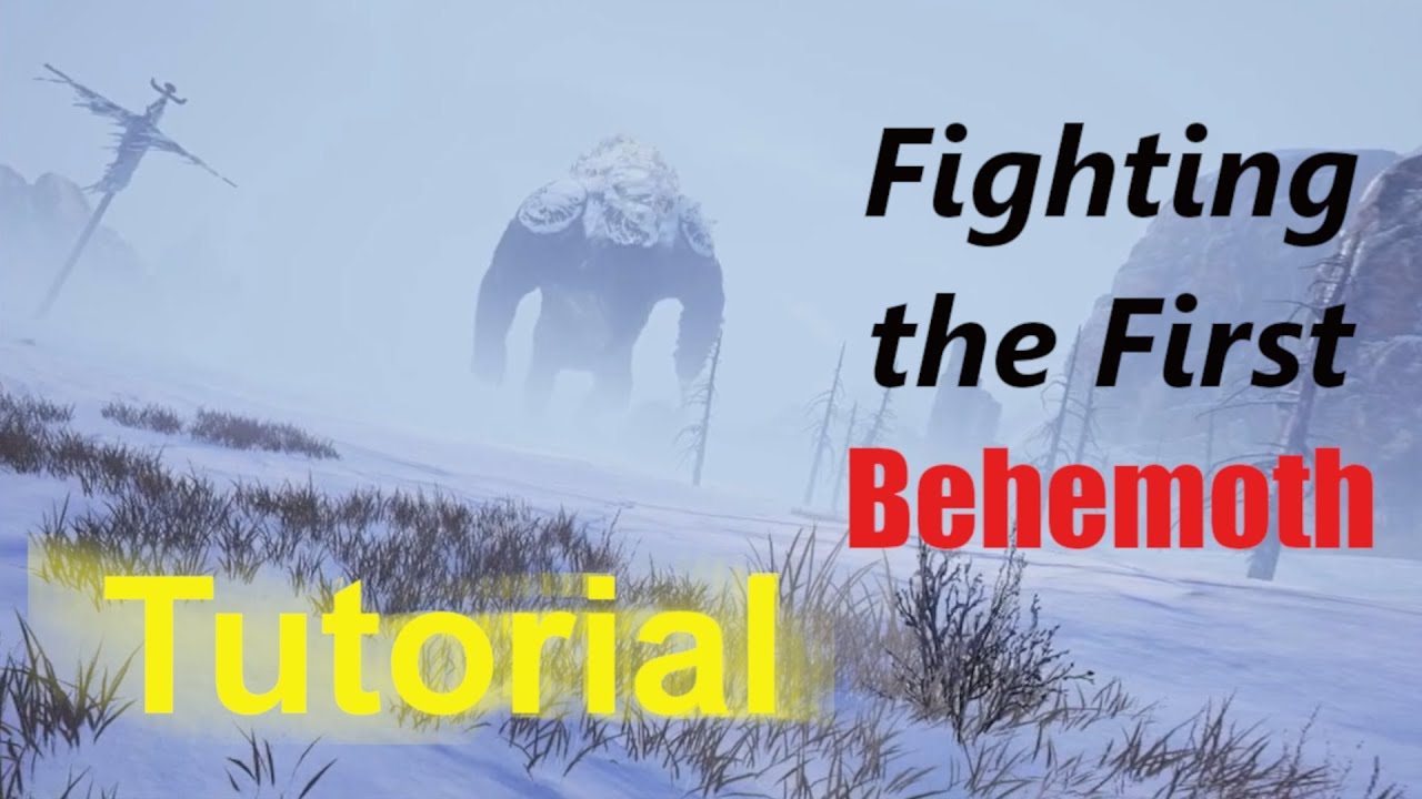 Are You Struggling to Kill Your First Behemoth? Watch This!! - YouTube