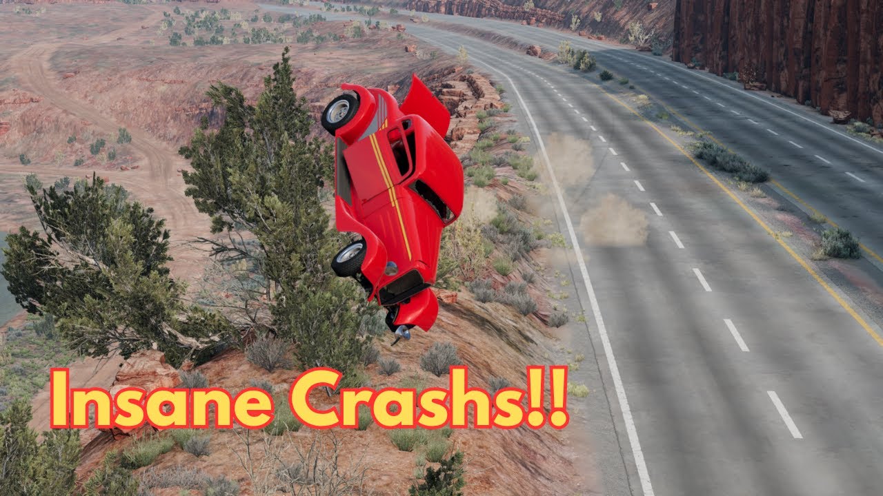 BeamNG Bruckell Nine Crashs - YouTube