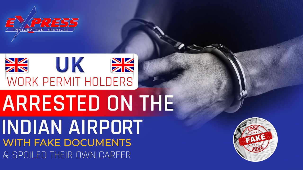 Gujrati boys arrested at Mumbai Airport | Fake Degree | UK Work permit ...