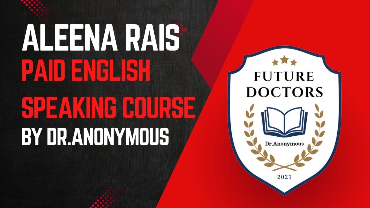 Aleena Rais Paid English Speaking Course By Dr.Anonymous | Link In ...
