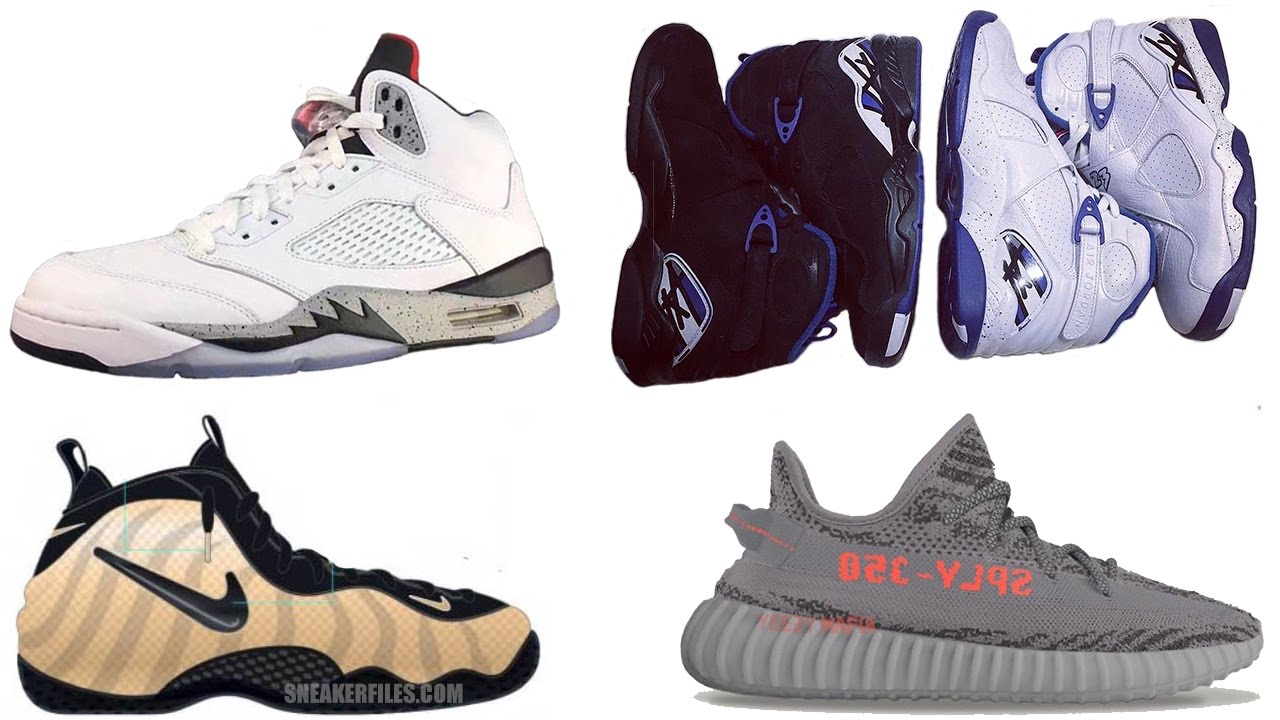 Air Jordan 5 Cement, OVO Jordan 8, Yeezy 350 V2 Beluga 2.0, Foamposite ...