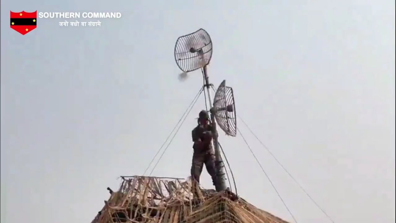Indian Army's Signal Corps Unit under Southern Command - YouTube