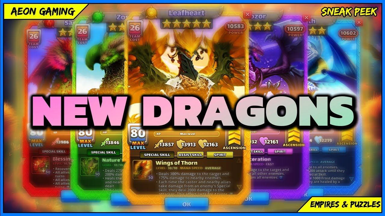 🔎 Details & Preview of LEGENDARY Dragons in DRAGONSPIRE 🐉 Beta V67 ...