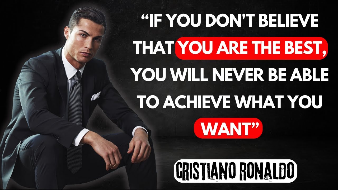 Lessons and quotes from the life of Cristiano Ronaldo, the greatest ...