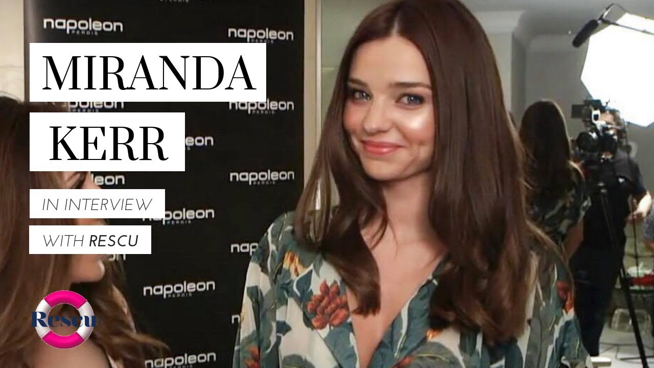 Miranda Kerr Backstage Interview at David Jones - YouTube