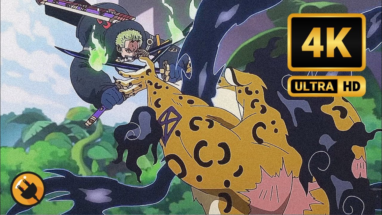 Zoro vs Rob Lucci | One Piece | ENG SUB | 4k 60fps - YouTube
