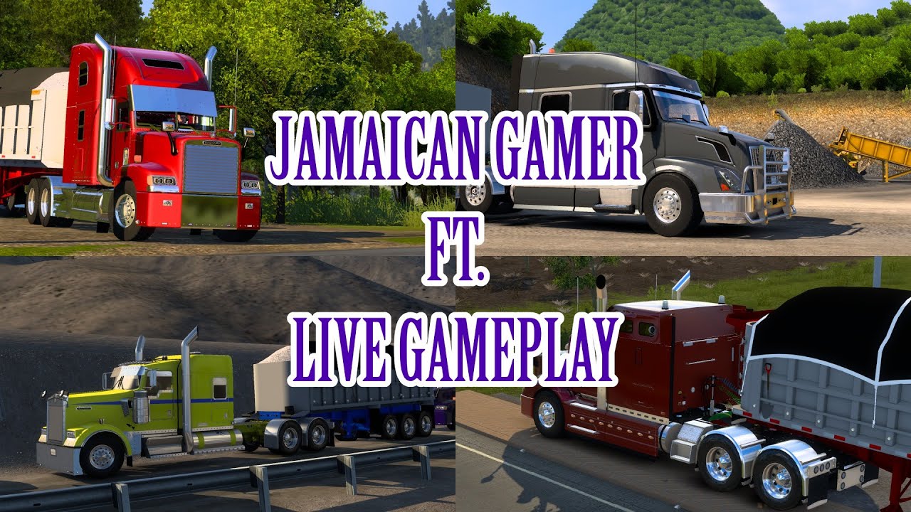 The Jamaica Gamer | Chill Driving & Convoy | ATS Gameplay #20 - YouTube