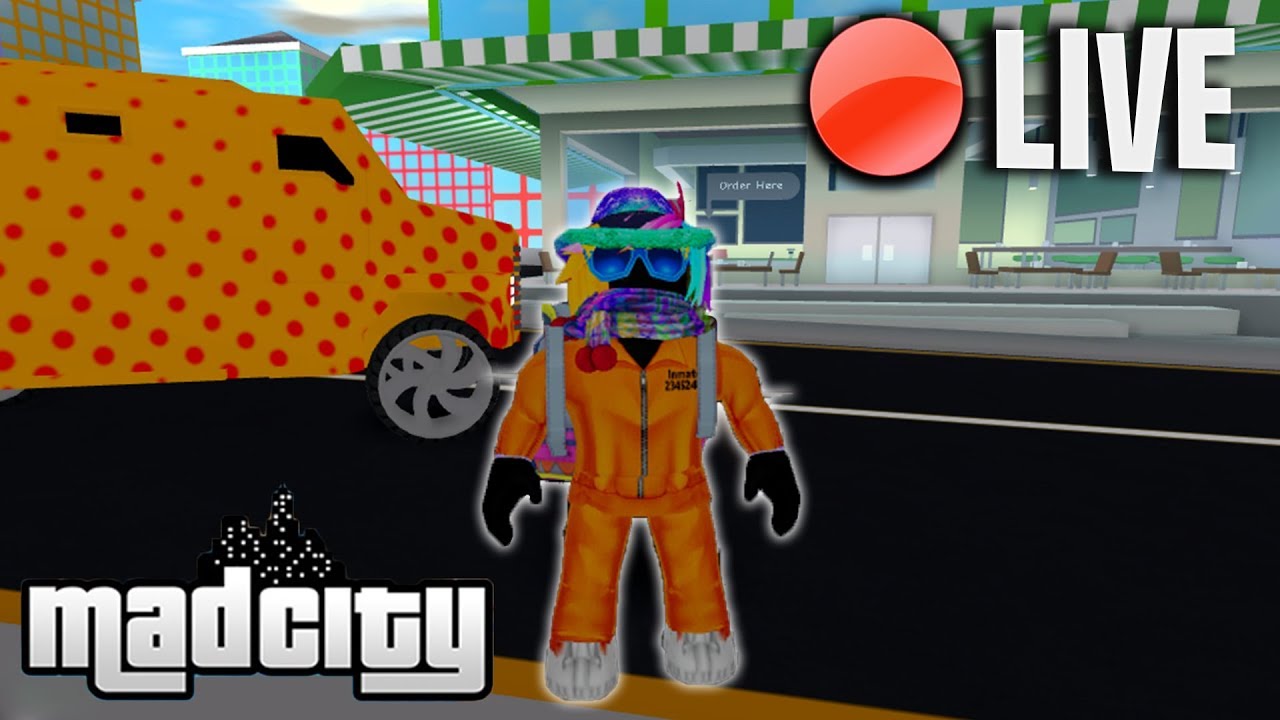 ROBLOX MAD CITY VIP SERVER ROAD TO LEVEL 100 - GAZAPLAYS - YouTube