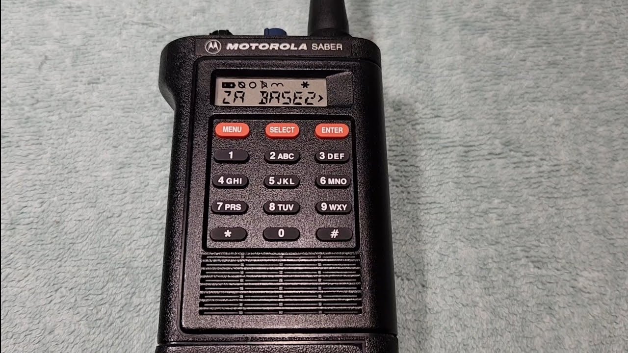 RARE - MOTOROLA SABER III SALESMAN SAMPLE, MOTOROLA RADIO SABER 3 ...