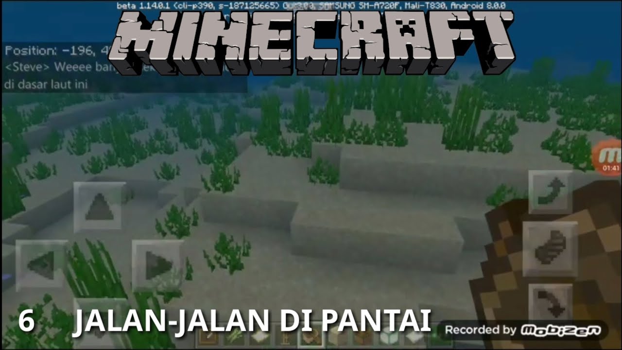 Main Minecraft Part 6 - Jalan-Jalan di Pantai - YouTube