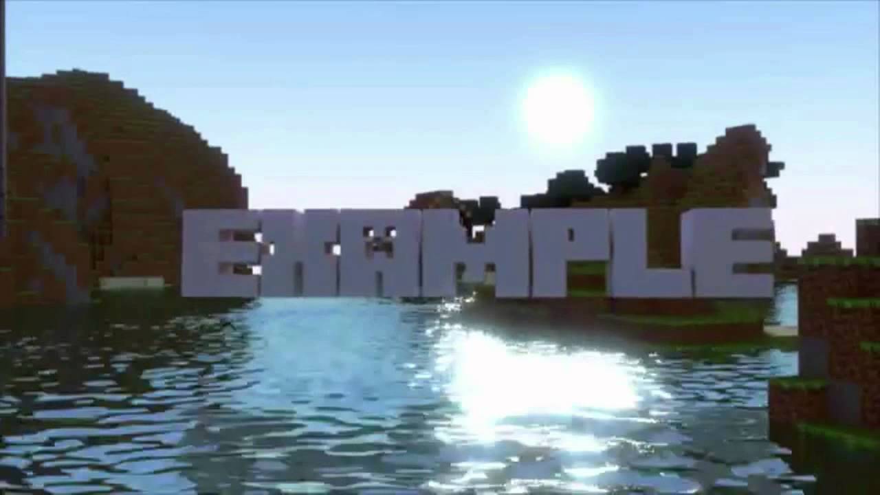 5 Minecraft Blender Intro Tempates | Free | Promo | Epic! - YouTube