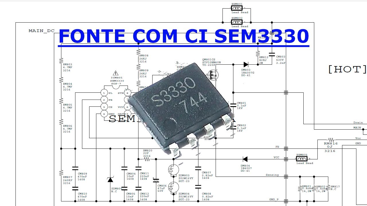 738 - Análise de uma Fonte com o CI SEM3330 - YouTube