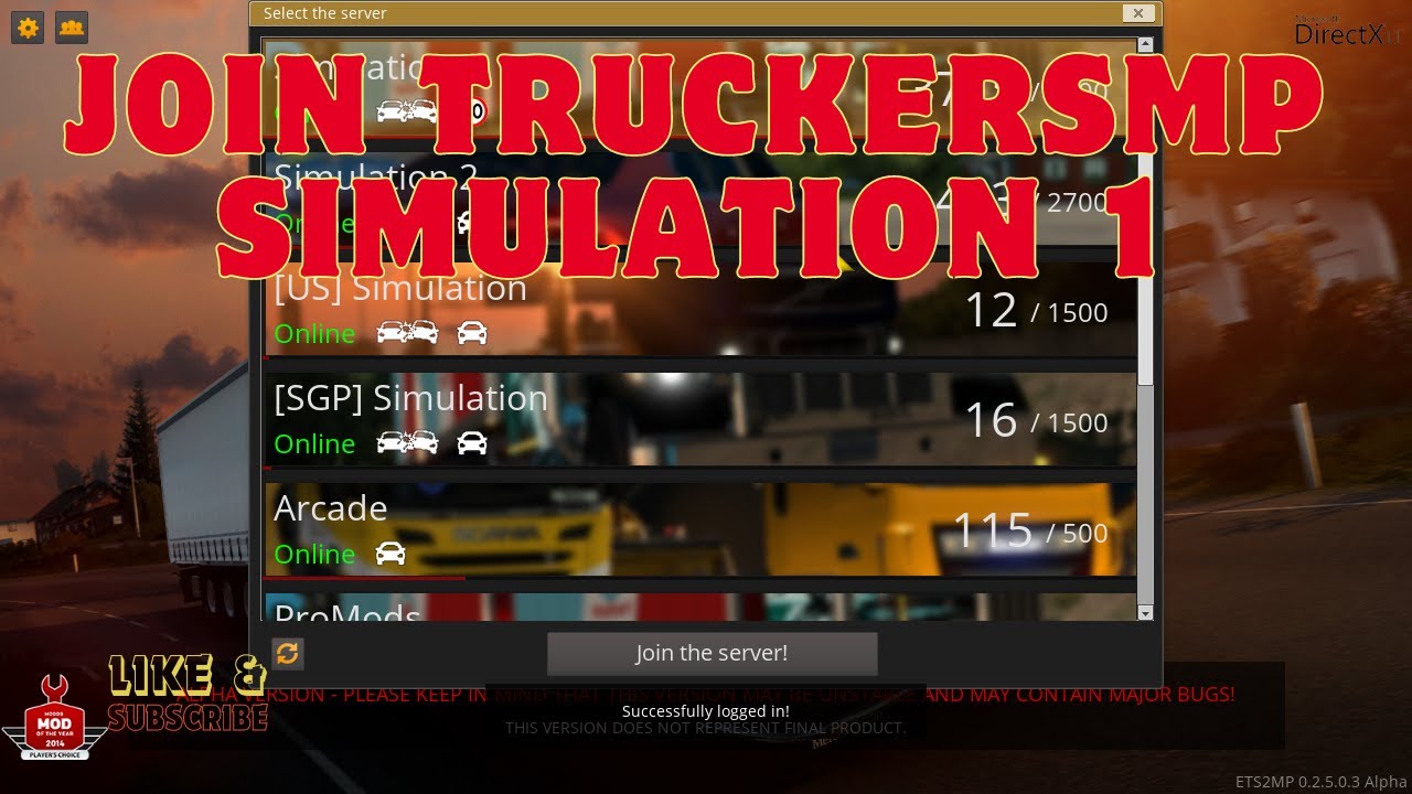 [#LIVE] AYO YO JOIN YOOOOOO TRUCKERSMP SERVER SIMULATION 1 $TEAM ORI ...