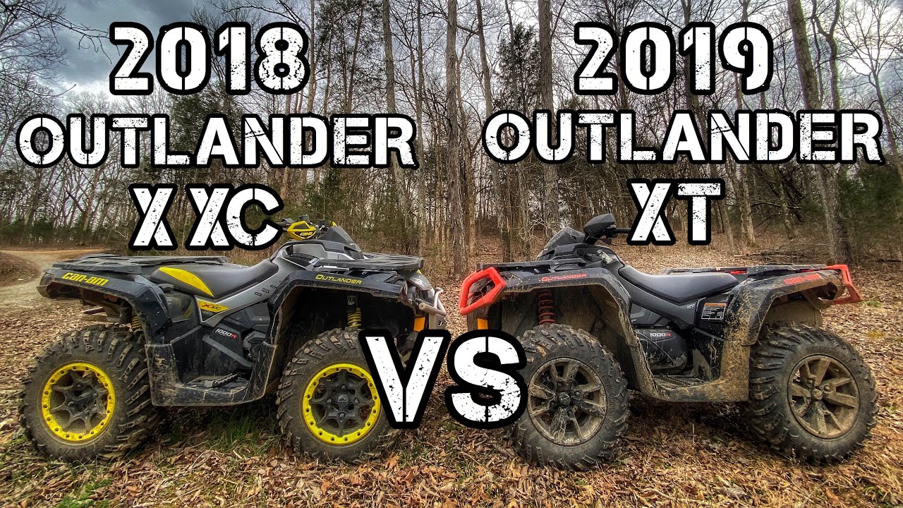 REAL RIDER REVIEW COMPARISON: 2018 Can-am Outlander Xxc vs. 2019 Can-am ...