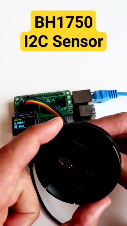DIY Light Meter with Raspberry Pi, BH1750 I2C sensor, Python and Linux #shorts - YouTube
