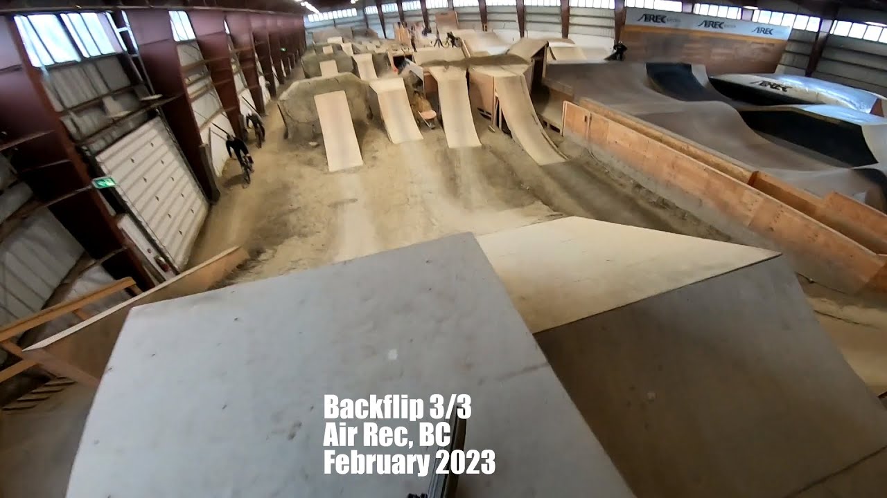 15 Backflips: A Compilation of Every Single Backflip Attempt on my MTB ...